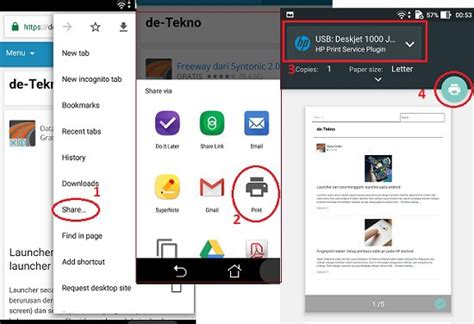 Cara Ngeprint File Dari HP Android Menggunakan Kabel OTG
