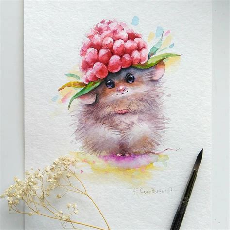 Ошибка 429 Cute Art Watercolor Art Animal Drawings