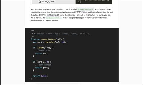 Nodejs What Does Normalizeport Function Do In Nodejs Stack Overflow