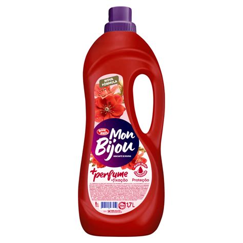 Amaciante De Roupa Proteção Mon Bijou Perfume Frasco 17l