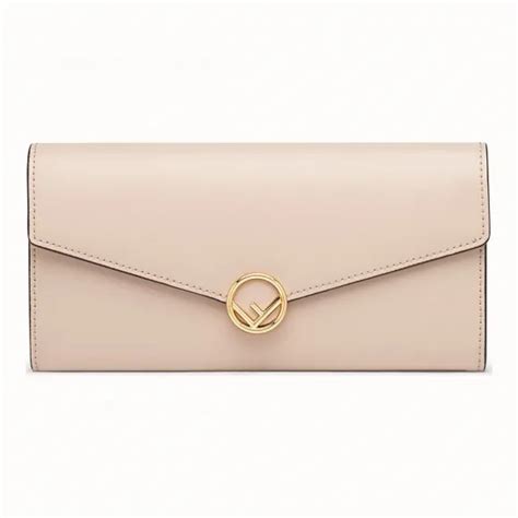 芬迪 Fendi 链带长款皮夹 粉红色皮质皮夹 8m0365 A0k Kf136t 小迈步海淘品牌官网