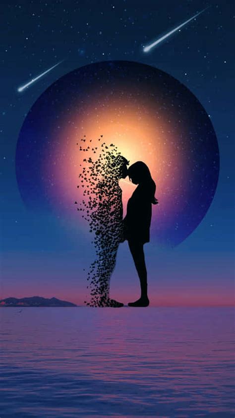 Romantic Disintegration Effect Wallpaper Wallpapersok