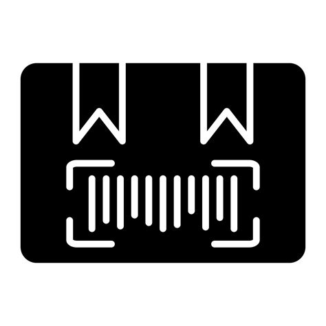 Package Barcode Glyph Icon 15036429 Vector Art At Vecteezy