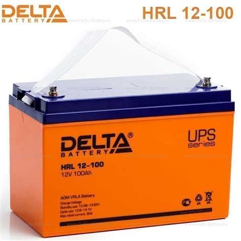 Аккумулятор Delta CGD 12100 (12V / 100Ah) со склада в Москве, СПб и ...