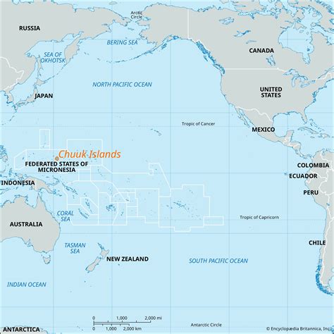 Chuuk Islands Micronesia Map World War Ii And Facts Britannica