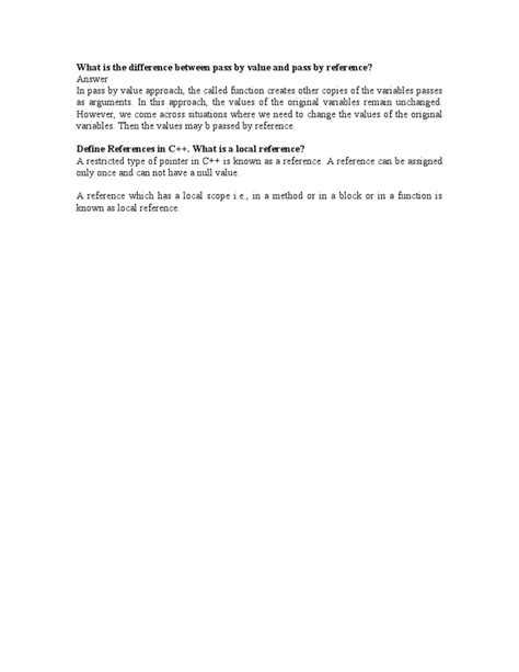 Pdf What Is The Difference Between Pass By Dokumentips