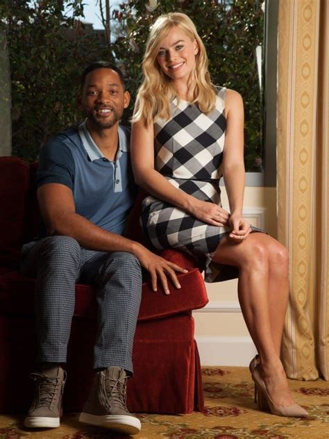 Michael B Jordan And Margot Robbie Margot Robbie And Will Smith