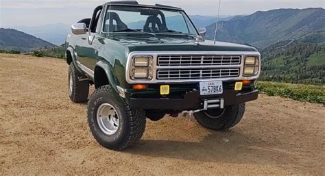Uber Rare 1974 Dodge Ramcharger Pop Top Restored By Father And Son