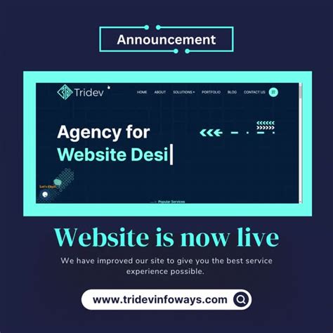 tridev infoways on linkedin announcement websitelaunch newlook redesigning launch…
