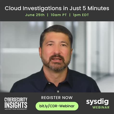 Sysdig On Linkedin Ciso Cloudsecurity