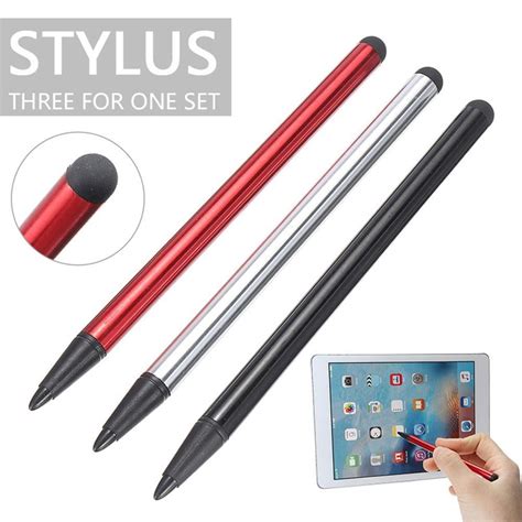Blarkrus Red 2in1 Capacitor Resistor Dual Use Touch Pen E Book Stylus