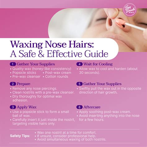 The Safe And Effective Way To Wax Nose Hairs A Step By Step Guide