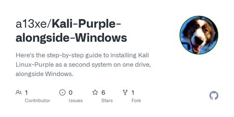 github a13xe kali purple alongside windows here s the step by step