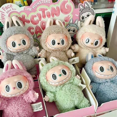 鞋教 Pop Mart 泡泡瑪特 Labubu 心動馬卡龍 一代 拉布布 糖膠 Lisa同款 玩具 公仔 掛飾 盲盒 Zingala商店