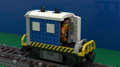 LEGO MOC Chemical Toilet Wagon Portaloo Porta Potty Dixi ToiToi By Basti2 Rebrickable
