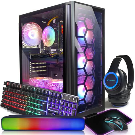 Stgaubron Gaming Desktop Pc Intel Core I7 3 4g Up To 3 9g Geforce Rtx