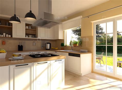 现代简约风格厨房装修效果图 站酷海洛 正版图片 视频 字体 音乐素材交易平台 站酷旗下品牌