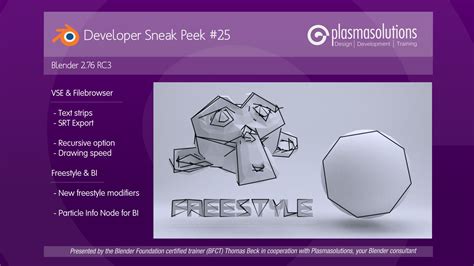 Blender Developer Sneak Peek BlenderNation