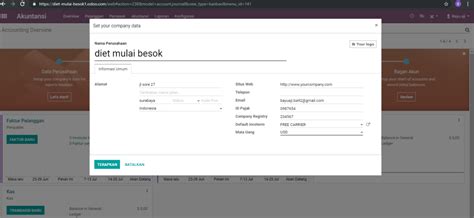Tutorial Penggunaan Modul Accounting Pada Odoo Bayus Blog