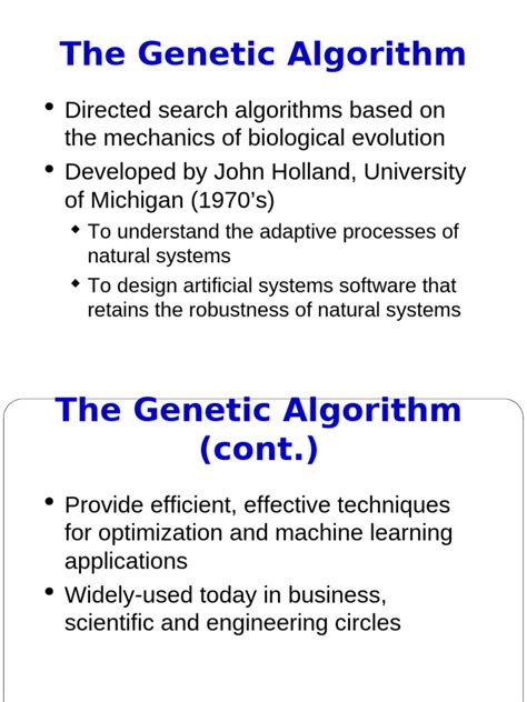 genetic algorithm pdf
