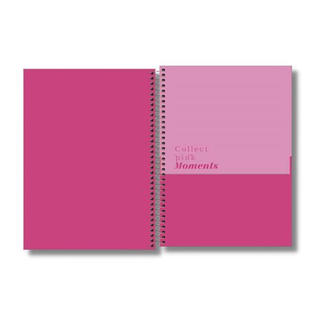 Caderno Espiral Capa Dura Univ Love Pink My Pink Com 80 Folhas Tilibra