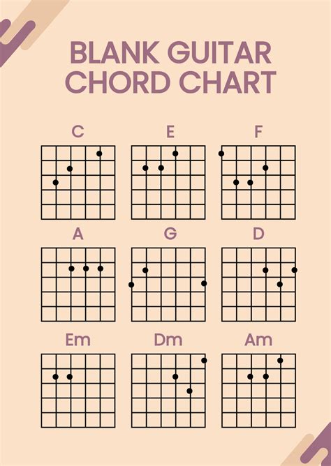 Guitar Chord Chart Download