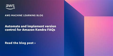 rodrigo prado on linkedin automate and implement version control for amazon kendra faqs