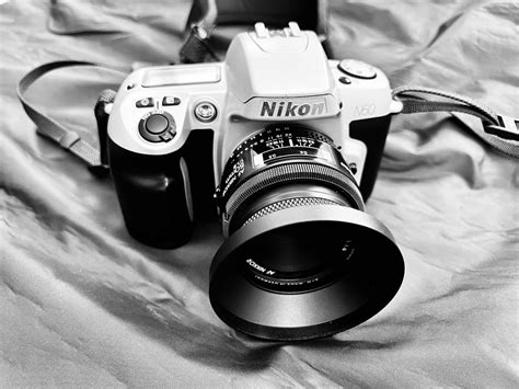 New Lens Af Nikkor 50mm F18 And A New Lens Hood For My Thrifted