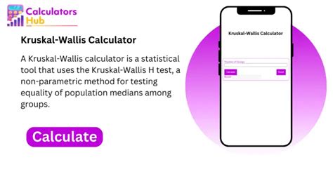 Kruskal Wallis Calculator Online