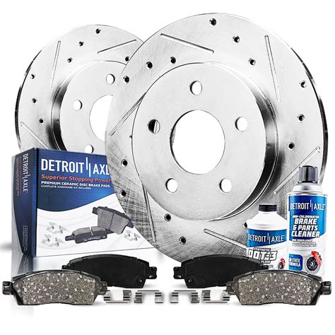 Detroit Axle Rear Brake Kit For 2004 2007 Honda Accord Acura Tsx