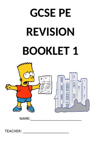 Gcse Pe Edexcel New Spec 2016 Component 1 Revision Booklet By Barry1982 Teaching Resources Tes
