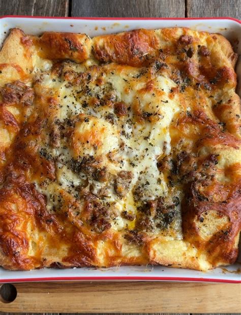 Overnight Italian Strata Recipe Nocrumbsleft