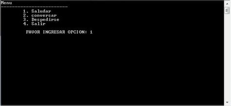 Sentencia Case Python Mostrar Un Menu De Opciones Tutorias Co