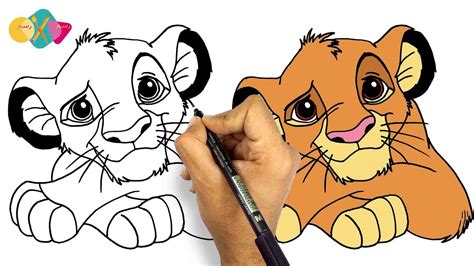 How To Draw Lion King Characters Step By Step