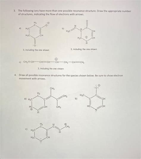 Solved 3 The Following Ions Have More Than One Possible