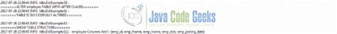 Jdbc Ddl Example Java Code Geeks