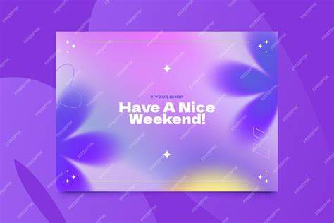 흐릿한 그라디언트 카드 템플릿 무료 벡터