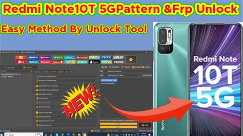 Redmi Note 10T 5G Pattern Frp Unlock Very Easy Method