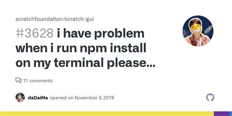 I Have Problem When I Run Npm Install On My Terminal Please Help Me