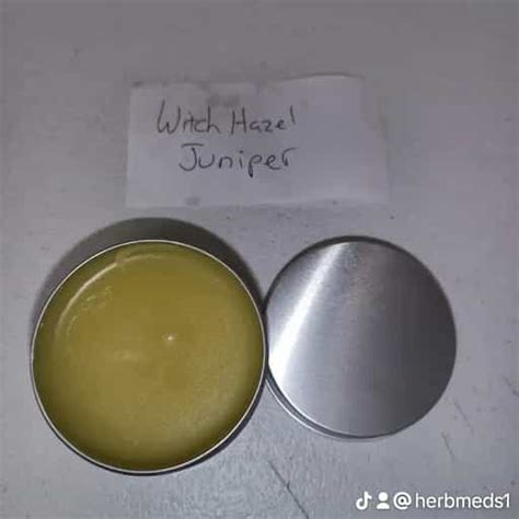 Witch Hazel And Juniper Salve Foraged