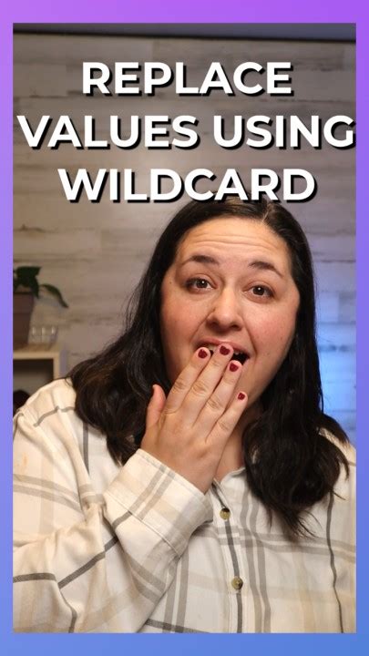 [video] How Wildcard Characters Can Boost Data Cleaning Rebekah Oster Posted On The Topic