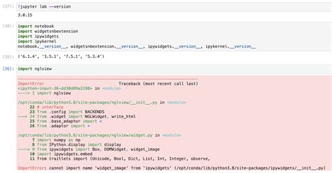 Nglview Is Not Compatible With Ipywidgets 751 · Issue 978 · Nglviewernglview · Github