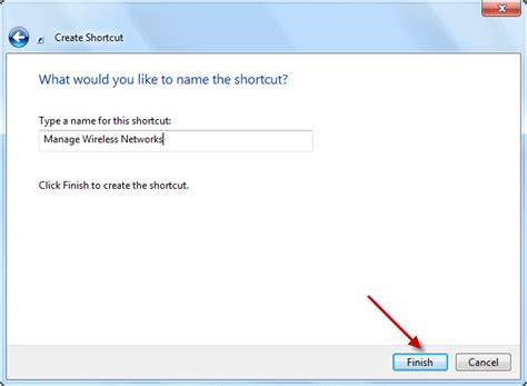 How To Create A Shortcut To The Manage Wireless Networks Options