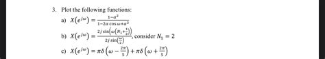 Solved Please Show The Solving Of ﻿how To ﻿plot With Details