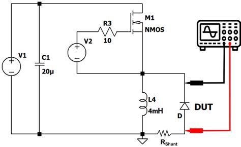 Clamped Load Inductive Switching Circuit Schematic Without The