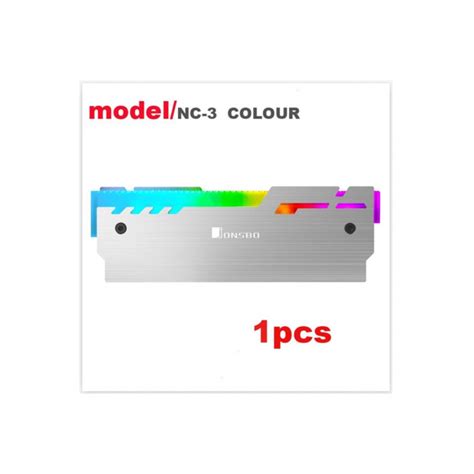 Jonsbo Nc 3 Rgb Ddr Ddr2 Ddr3 Ddr4 Ram Soğutucu Alüminyum Gövde Argb