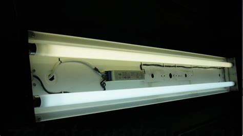 Светильники с люминесцентными лампами: устройство