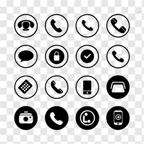 Round Contact Icon Vector Phone Icon Call Png And Vector With