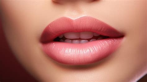 Premium Ai Image Closeup Of Beautiful Female Lips Perfect Makeup And