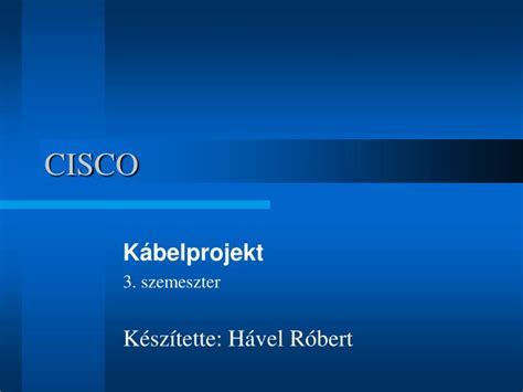 PPT CISCO PowerPoint Presentation Free Download ID